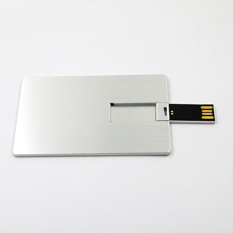 Metal 2.0 Credit Card Usb Drive 16GB 32GB UDP Flash Chips full Memory