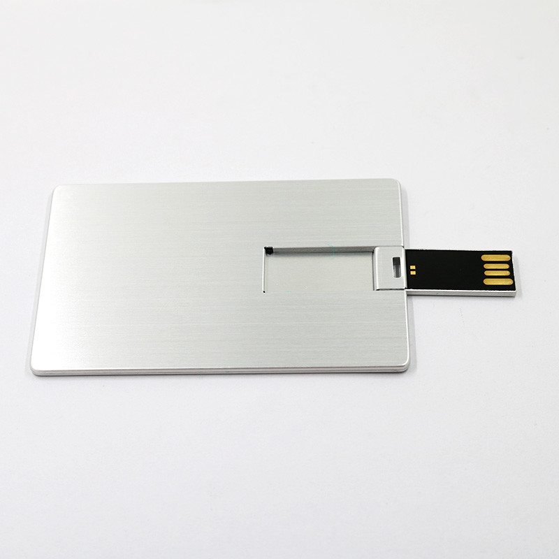 Metal 2.0 Credit Card Usb Drive 16GB 32GB UDP Flash Chips full Memory
